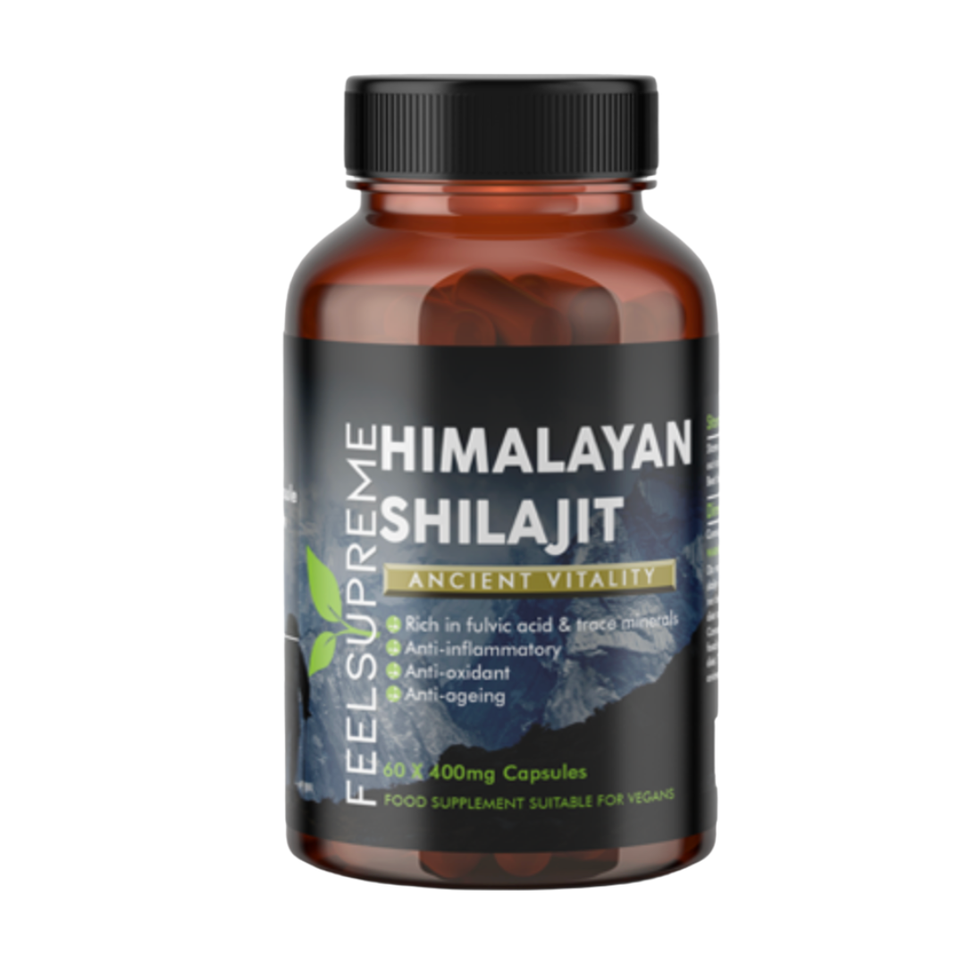 Feel Supreme 24000mg Himalayan Shilajit Capsules - 60 Caps - CBD Infusions